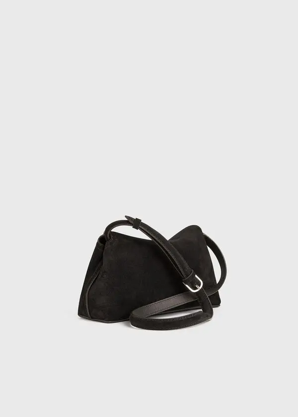 TOTEME T-lock Suede Clutch