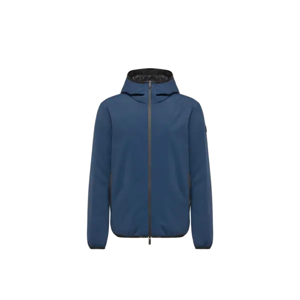 Moncler Hooded Down Jacket - Blue