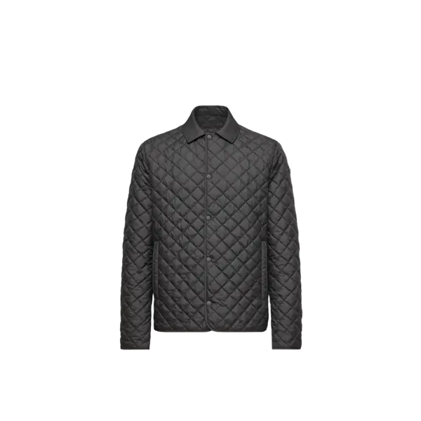 Moncler Avrelie Diamond Quilted Shirt Jacket - Black