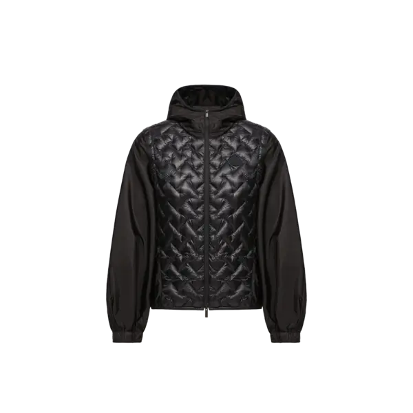 Moncler Mirage Packable 2-in-1 Short Down Jacket - Black