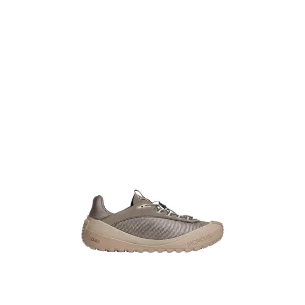 Moncler Trailgrip Lp Suede & Nubuck Sneaker - Grey