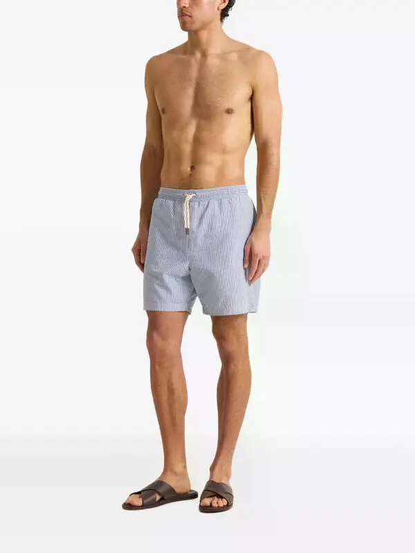 Orlebar Brown Mastiff Ii Striped Swim Shorts - Blue