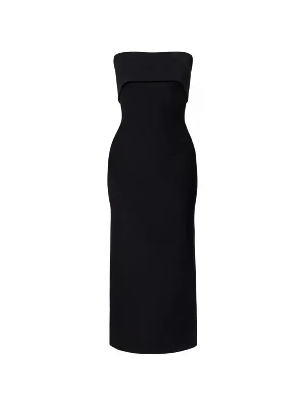 VIKTORIA & WOODS Strapless Fold-over Dress