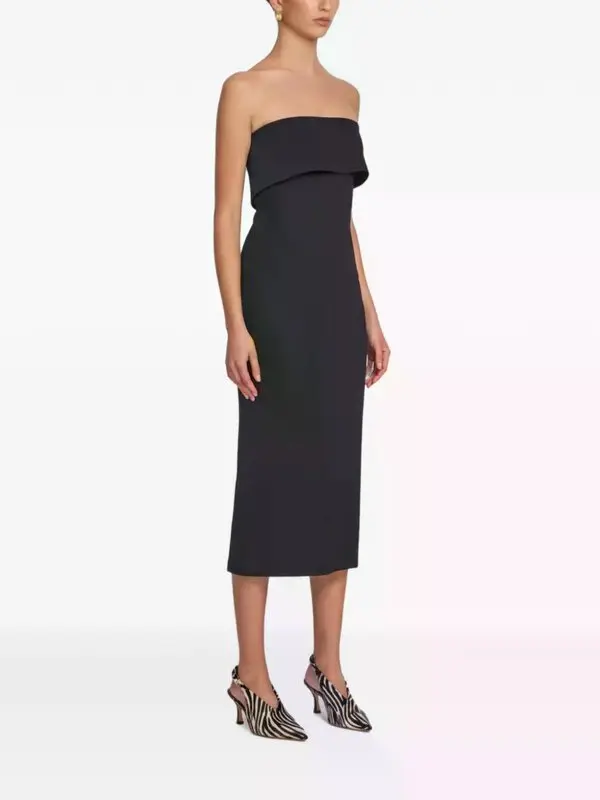 VIKTORIA & WOODS Strapless Fold-over Dress