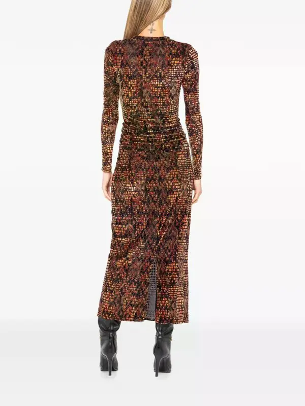 JBQ Hugos Mosaic Print Ruched Top