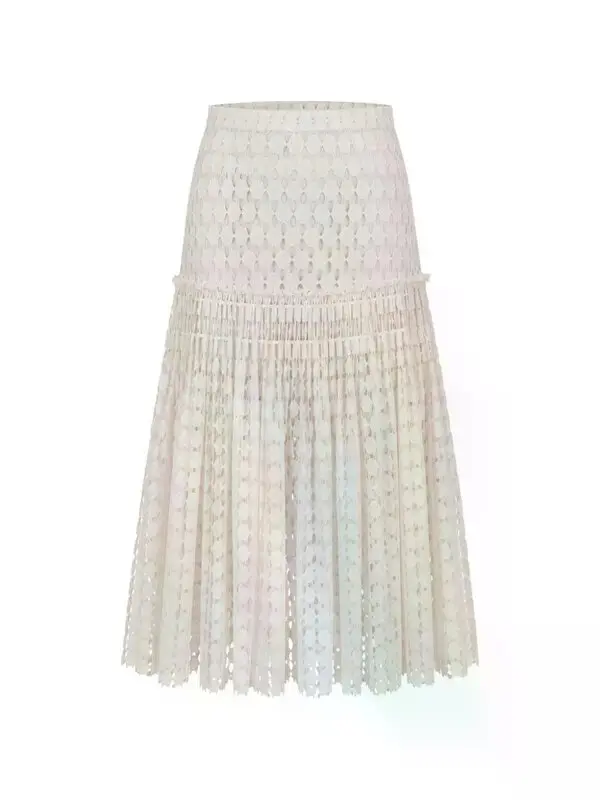 Ulla Johnson Aris Lace Skirt - Neutrals