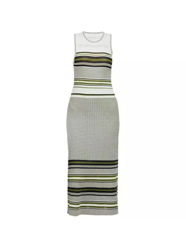 Veronica Beard Dawna Striped Knit Dress