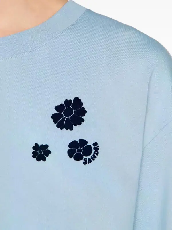 Sandro Floral-print T-shirt