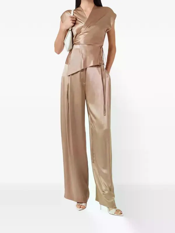 THE SEI Sleeveless Wrap Top
