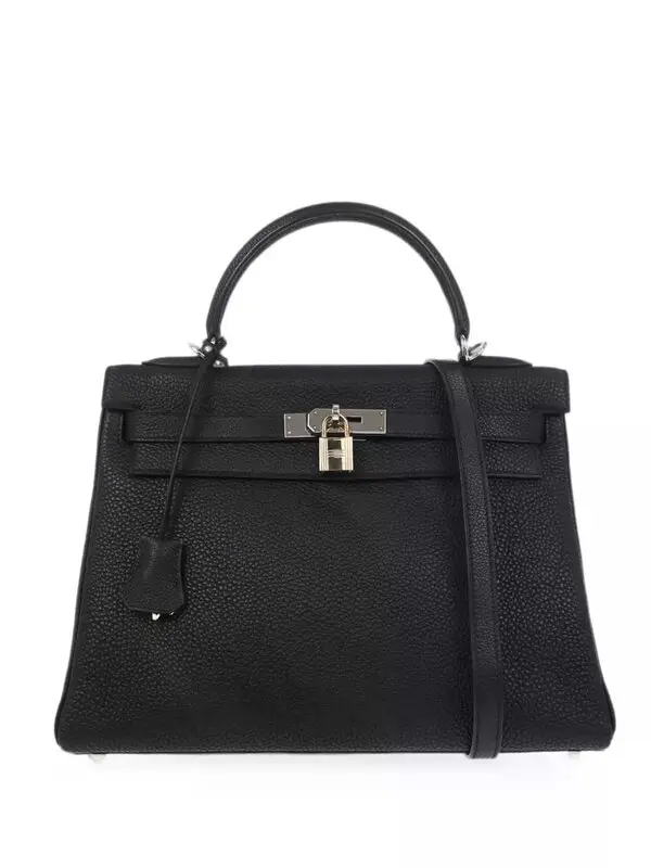 Hermès Kelly 32 Retourne Handbag - Black