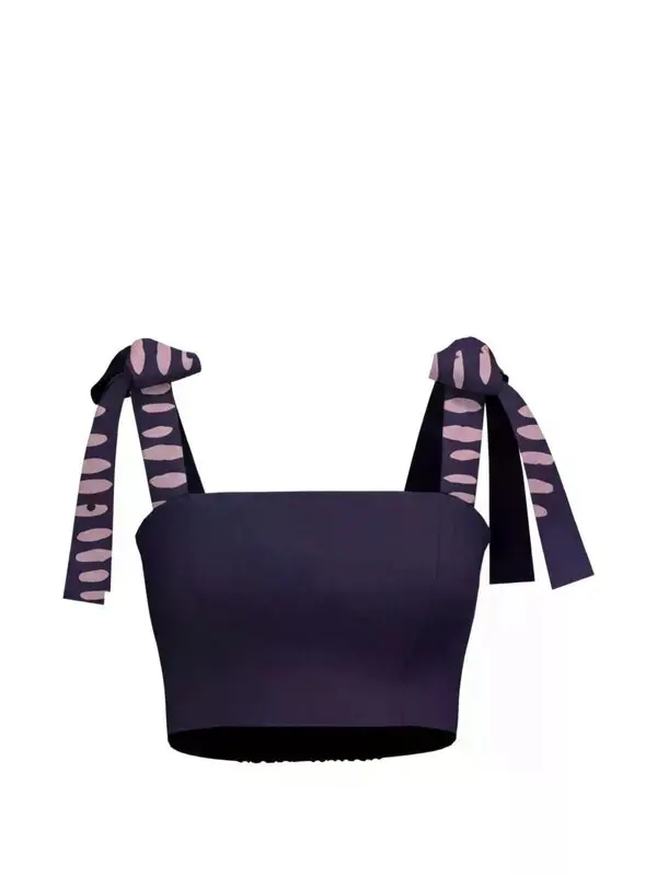 DIARRABLU Tie-strap Cropped Top