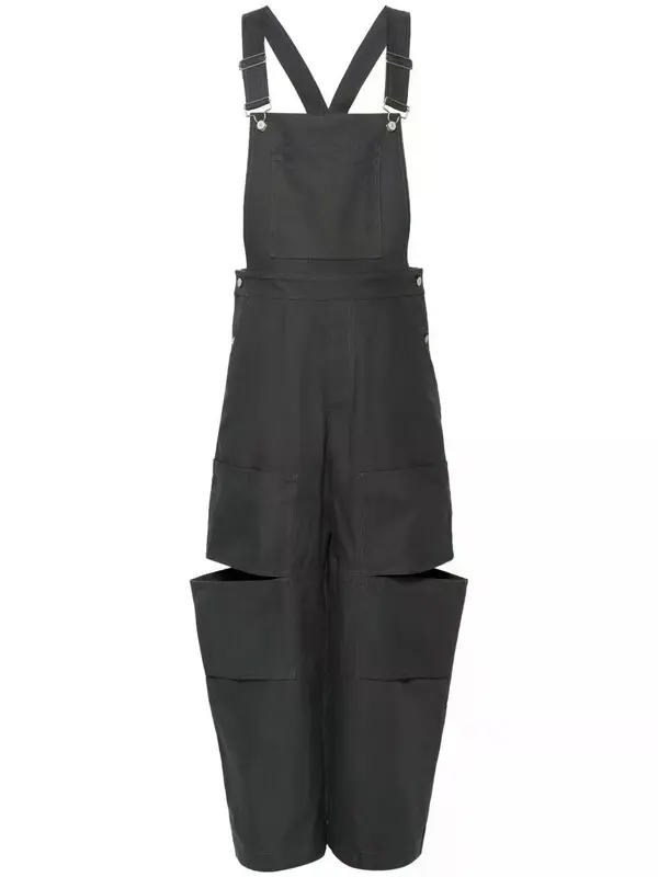 Gucci Logo-appliqué Cotton Dungarees