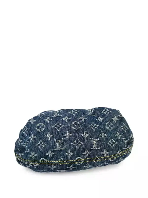 LOUIS VUITTON Monogram Denim Pleaty Handbag
