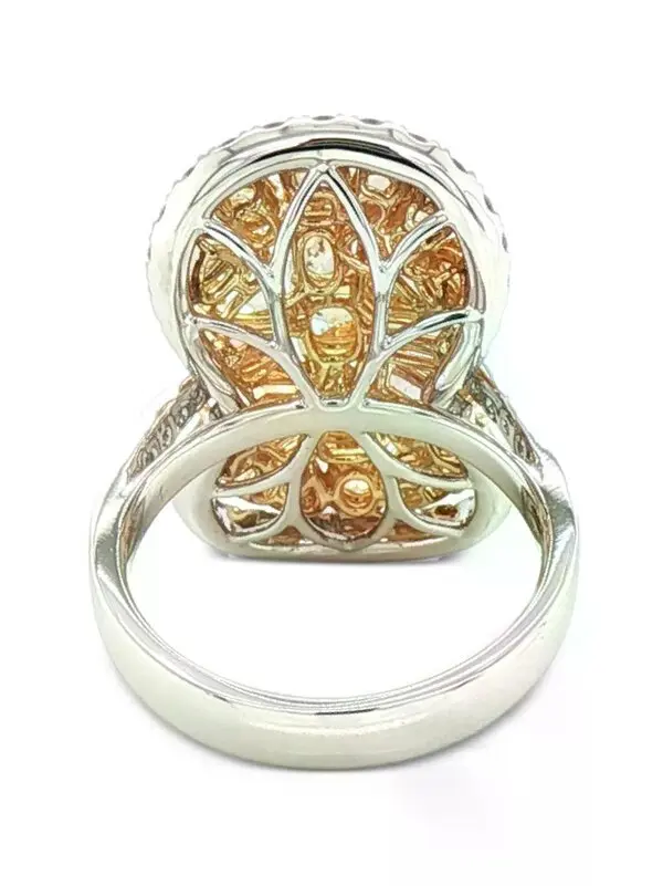 HYT JEWELRY 3.18 Carat Diamond Cocktail Ring In 18k Gold