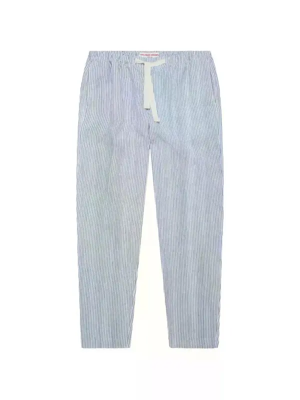 Orlebar Brown Alex Striped Trousers - Blue