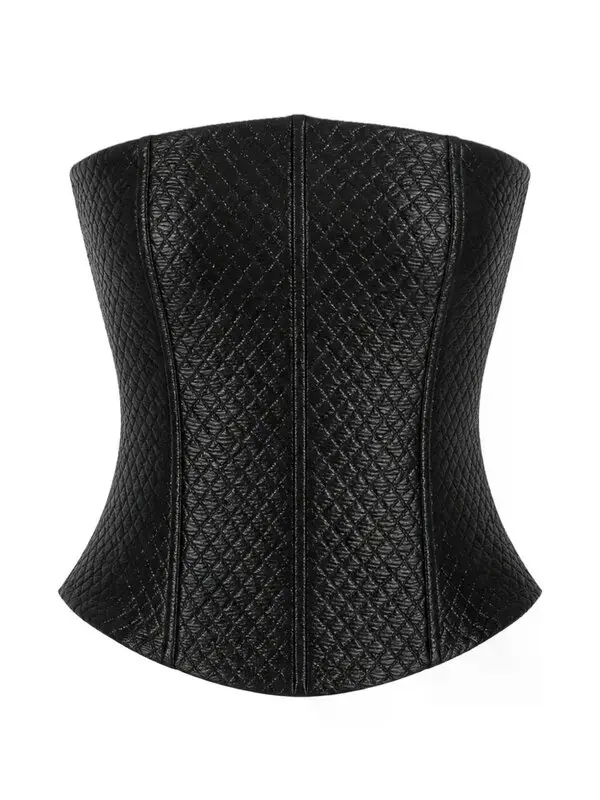 THE SEI Quilted Corset - Black