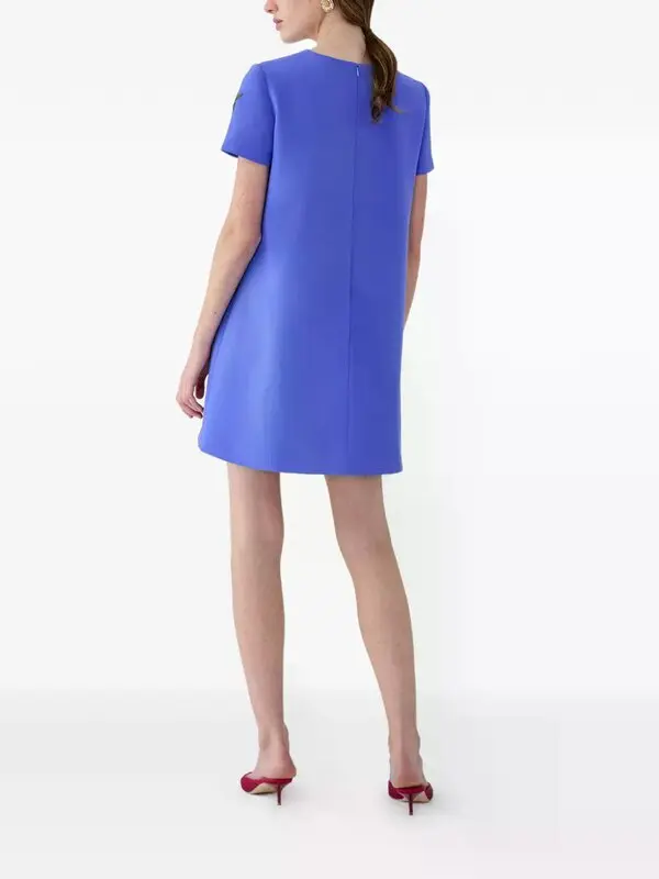 Carolina Herrera Embroidered Floral Mini Dress