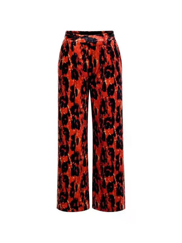 R13 Leopard Print Trousers