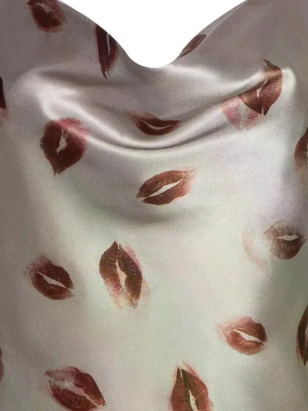 L'Agence Calista Print Blouse - Neutrals