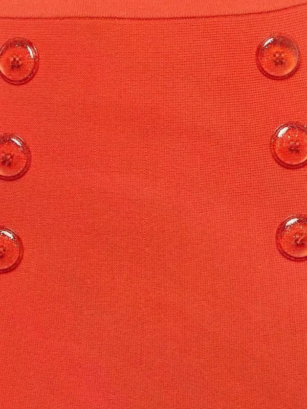 Elisabetta Franchi Knit Flared Skirt