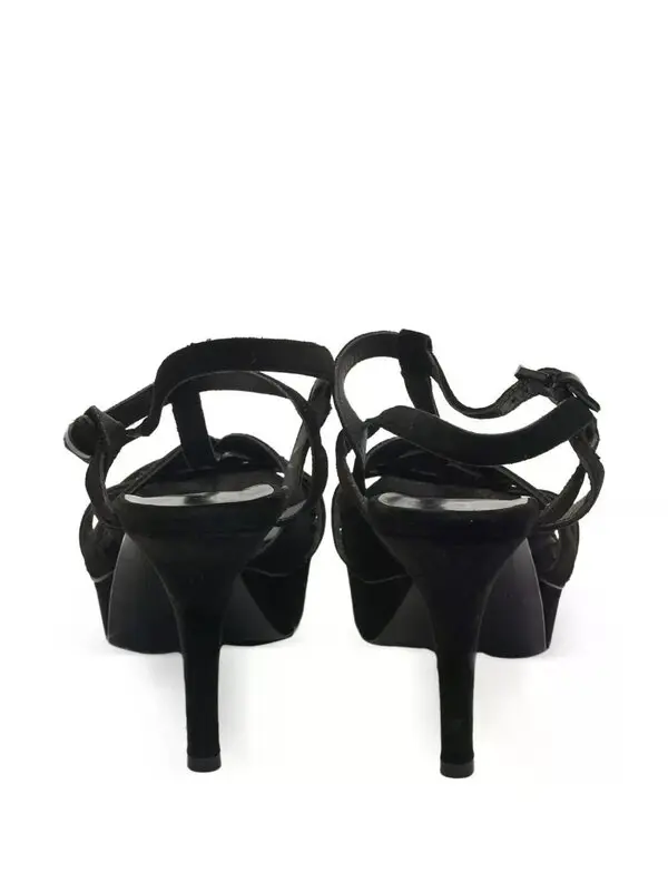 Saint Laurent Tribute Platform Sandals - Black