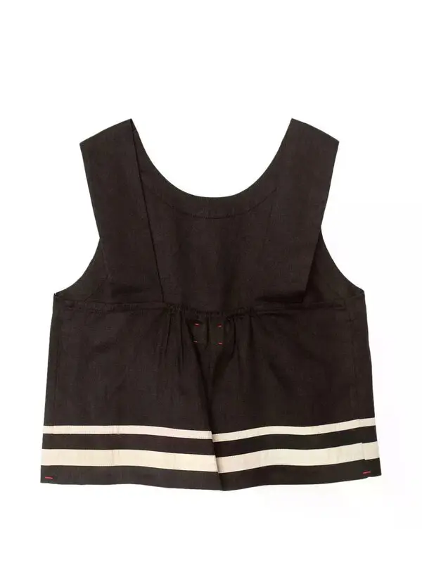 Xirena Sleeveless Top With Striped Trim