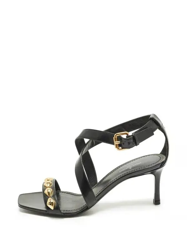 LOUIS VUITTON Unchain Ankle-strap Sandals - Black
