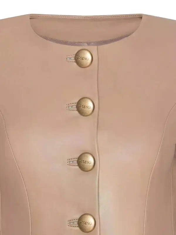 L'Agence Mariella Peplum-hem Blazer - Neutrals