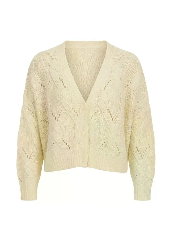 Sablyn Elliot Cable-knit Cardigan - Neutrals