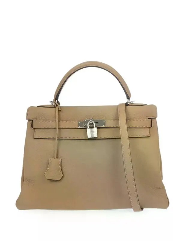 Hermès Kelly 32 Retourne Handbag - Neutrals
