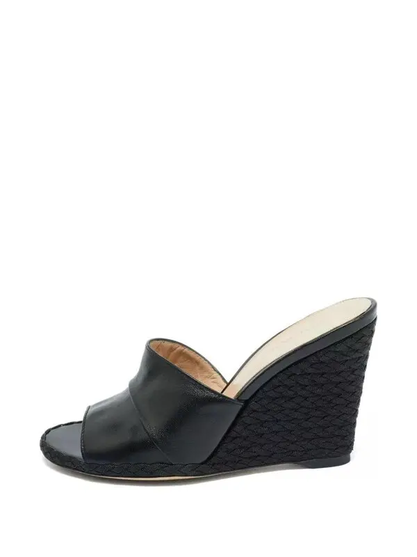 STUART WEITZMAN Woven Wedge Sandals