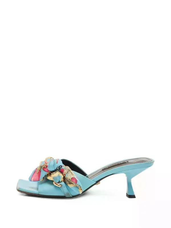 Versace Medusa Chain-link Heeled Sandals