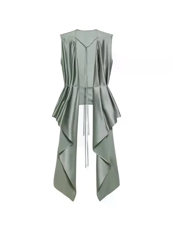 Helmut Lang Draped Scarf Top
