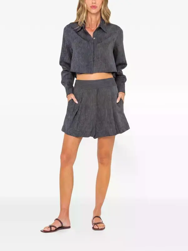 JBQ Rennick Striped Open-back Shirt