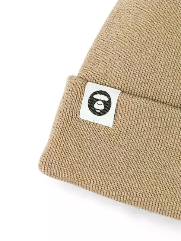 AAPE BY *A BATHING APE Logo-embroidered Beanie Hat