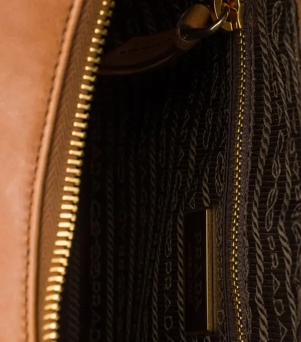 Prada Nappa Leather Explore Shoulder Bag - Brown