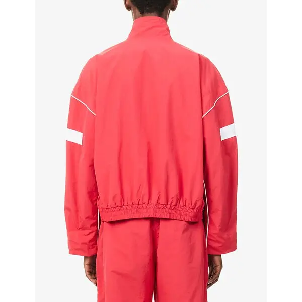 NAHMIAS Nylon Track Jacket With Logo Embroidery