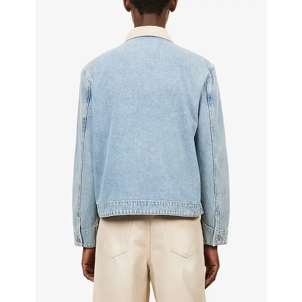 Paige Laughlin Zip-up Denim Jacket - Moby