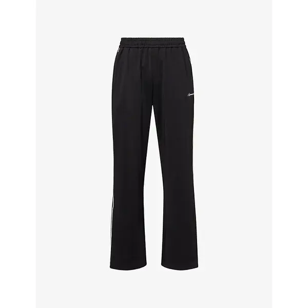 REPRESENT Taped-trim Embroidered Jersey Track Pants