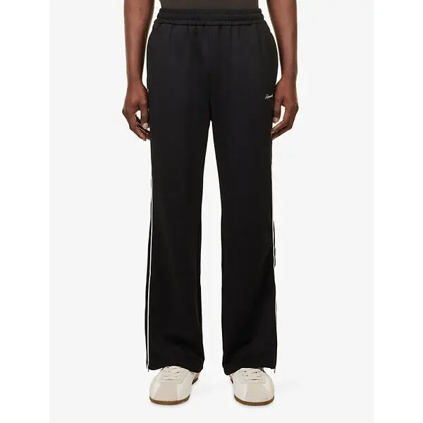REPRESENT Taped-trim Embroidered Jersey Track Pants