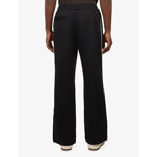 REPRESENT Taped-trim Embroidered Jersey Track Pants