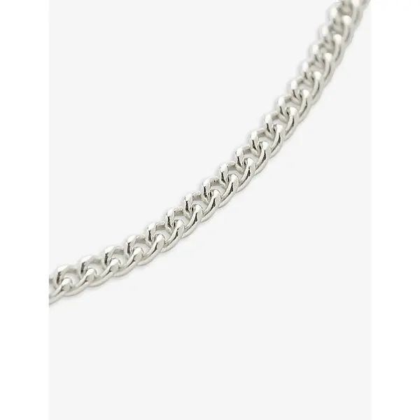 Monica Vinader Recycled Sterling Beaded Curb Chain Necklace