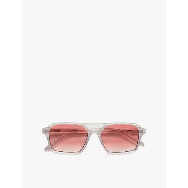 RETROSUPERFUTURE Maison Margiela Lunettes 7 Nacrees Irregular-frame Sunglasses - Clear