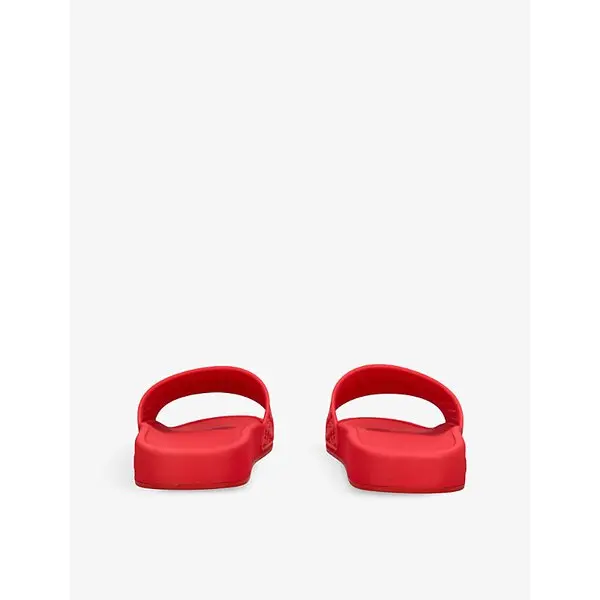 Amiri Ma Quad Rubber Sliders - Red