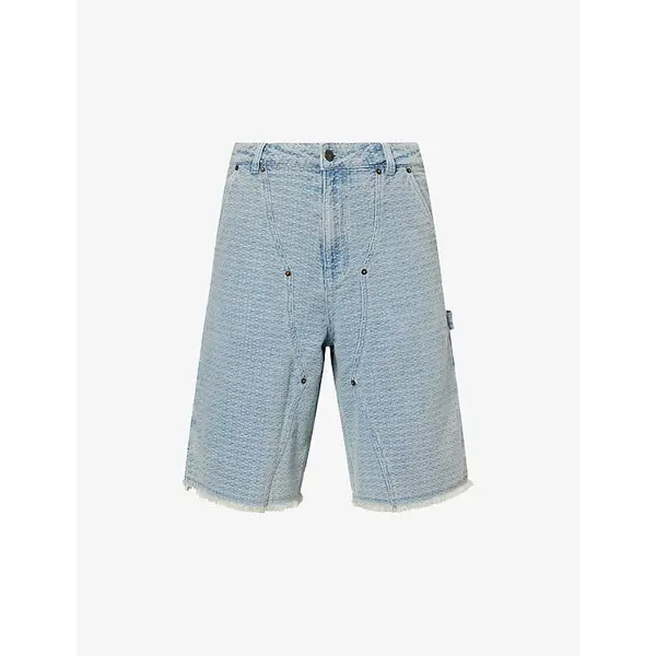 HONOR THE GIFT Novelty Frayed Denim Shorts