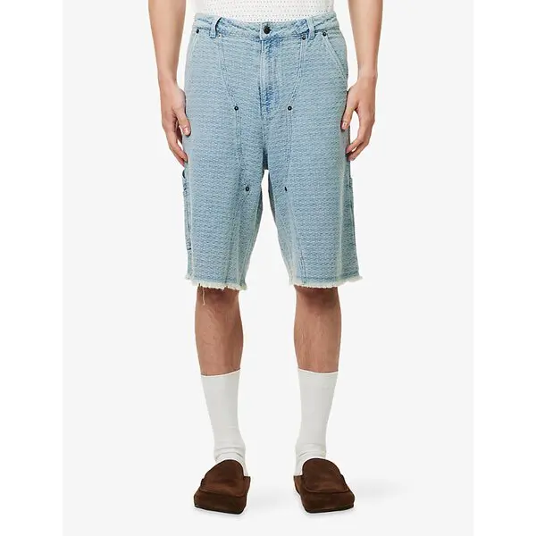 HONOR THE GIFT Novelty Frayed Denim Shorts