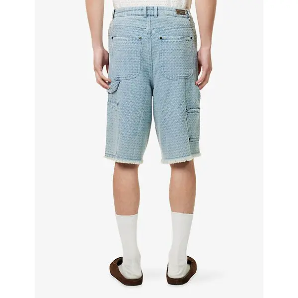 HONOR THE GIFT Novelty Frayed Denim Shorts