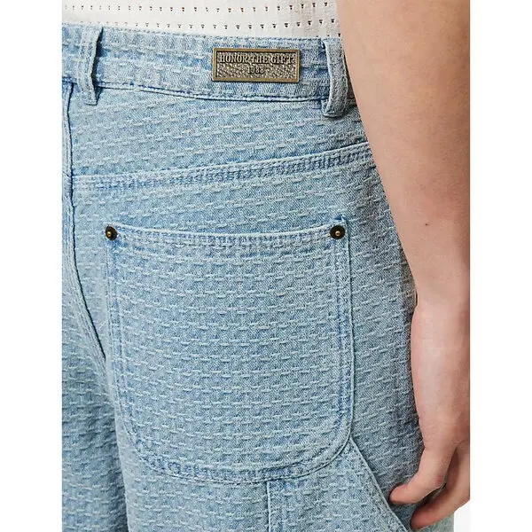 HONOR THE GIFT Novelty Frayed Denim Shorts