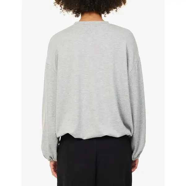 4TH & RECKLESS Balloon Sleeve Bubble Hem Sweatshirt