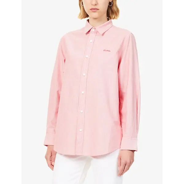 MOTHER Embroidered Cotton Shirt
